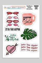 Sorority sticker set #2 – Spikes and Seams Greek